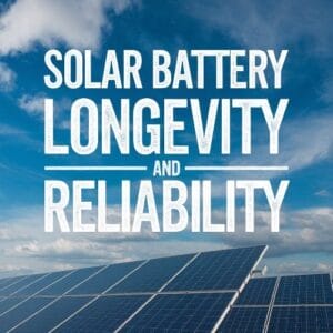 Study: Solar Battery Longevity and Reliability